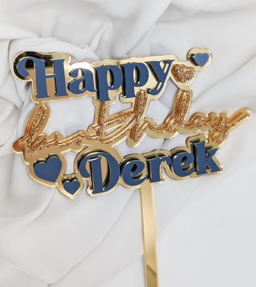 Personalised cake toppers – SugarCoatedLondon